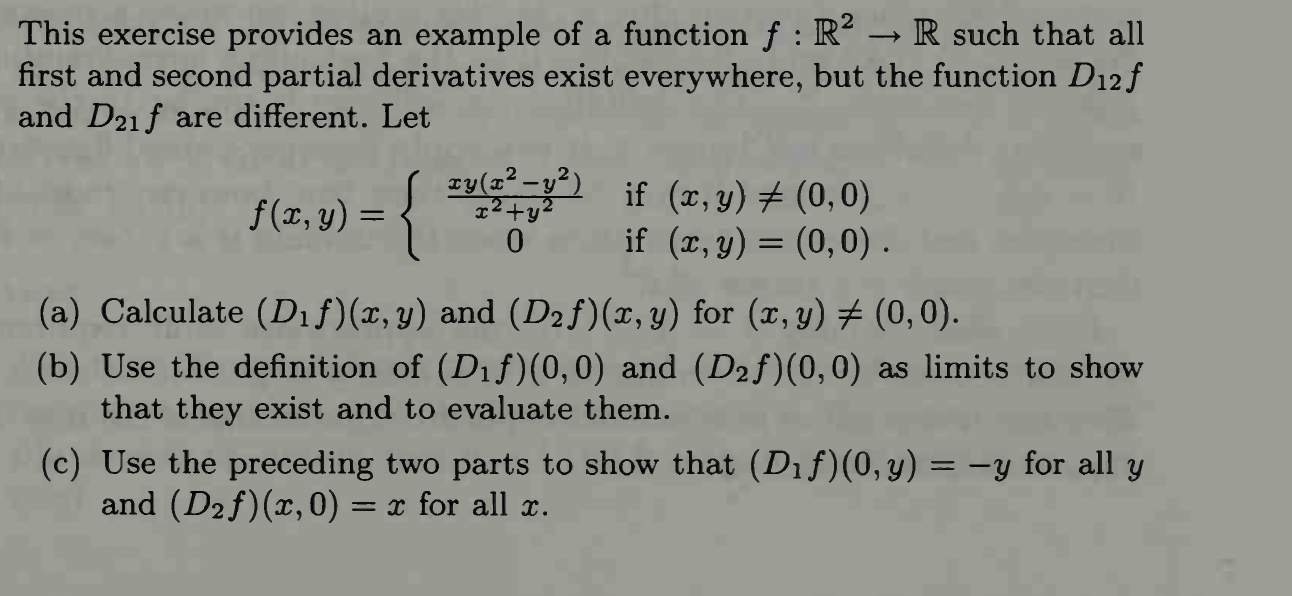 Solved This exercise provides an example of a function | Chegg.com