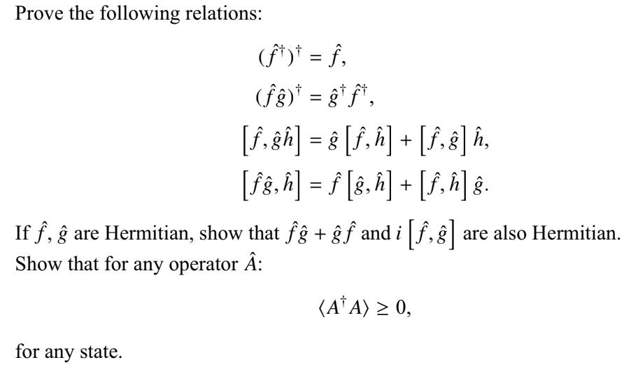 Solved Prove the following relations: | Chegg.com