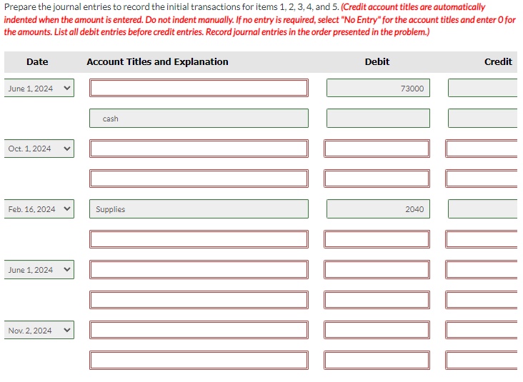 Solved Prepare the journal entries to record the initial | Chegg.com
