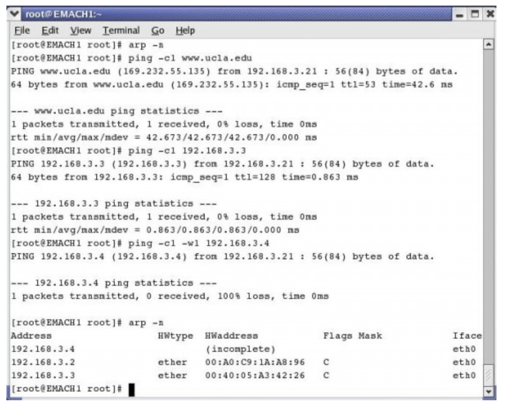 Solved 7. Note the sequence of commands shown in the screen | Chegg.com
