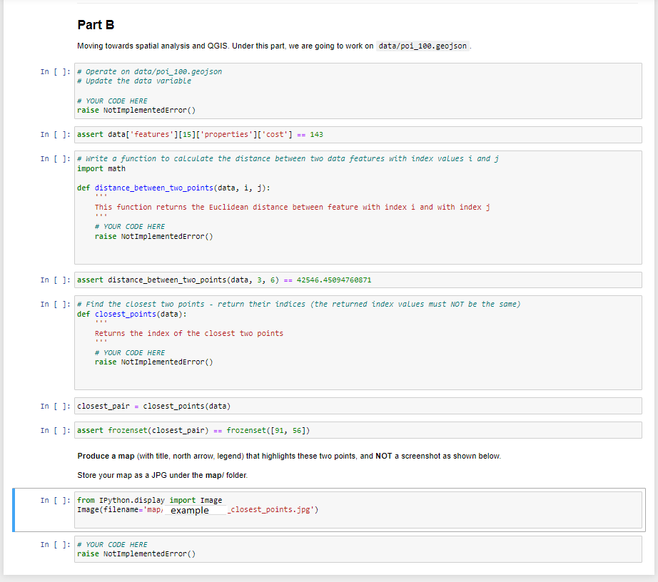 Solved Part B Moving towards spatial analysis and QGIS. | Chegg.com