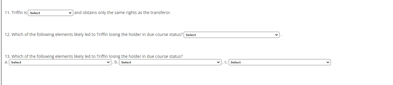 Solved Holder in Due Course that he, through A-1, had the | Chegg.com