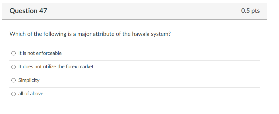 Solved Which of the following is a major attribute of the | Chegg.com
