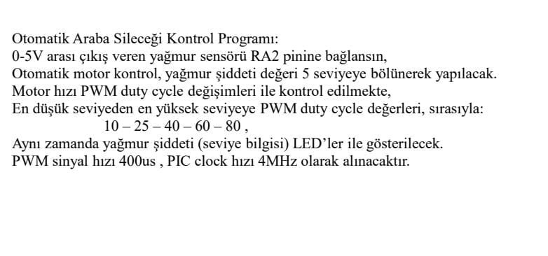 Solved plc 16f877A kullanarak css c kodu yazınız kumutlar ( | Chegg.com