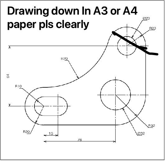 Solved Drawing down In A3 or A4 paper pls clearly | Chegg.com