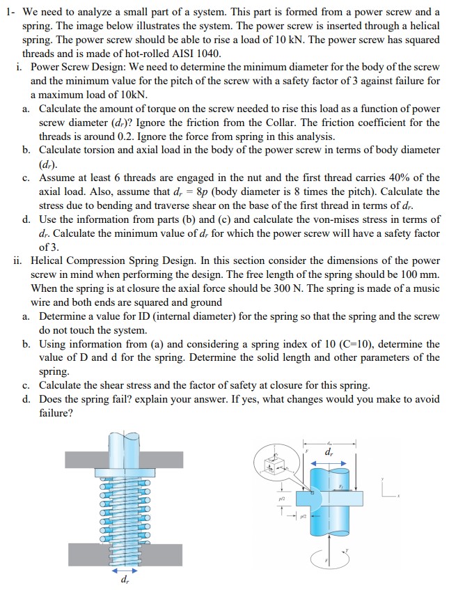 Solved 1- We need to analyze a small part of a system. This | Chegg.com