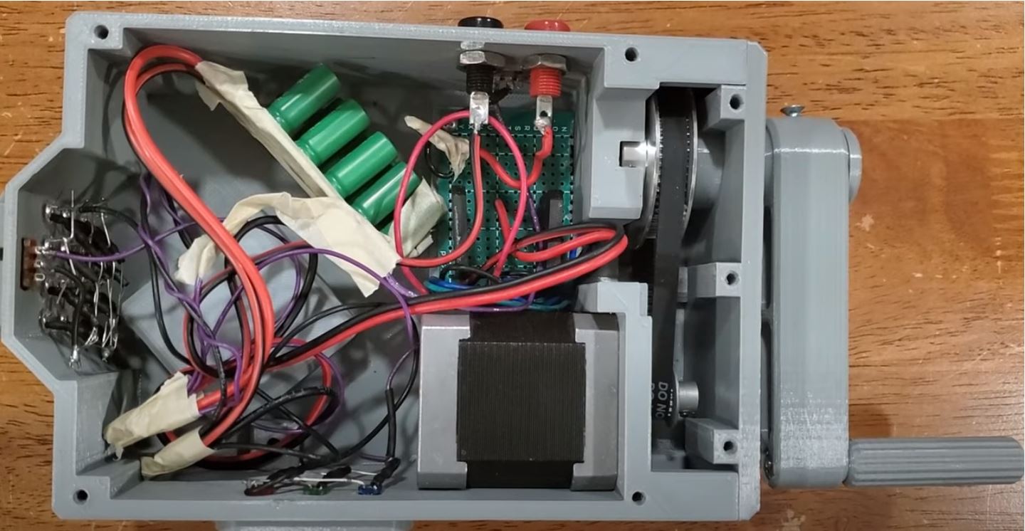 Solved For the following Hand Crank Generator the chosen | Chegg.com