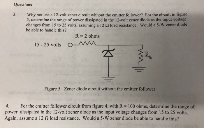 Solved Emitter Follower Application Circuit A simple voltage | Chegg.com