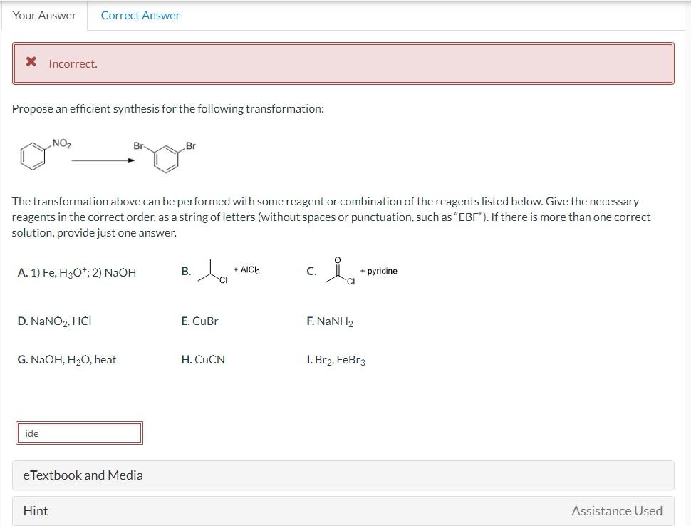 Solved Your Answer Correct Answer X Incorrect. Propose an | Chegg.com
