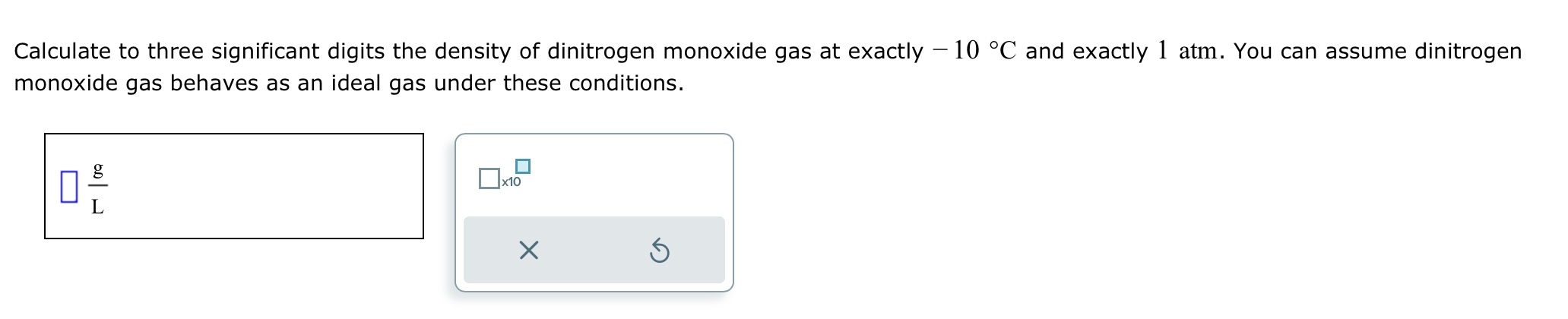 Solved Calculate to three significant digits the density of | Chegg.com