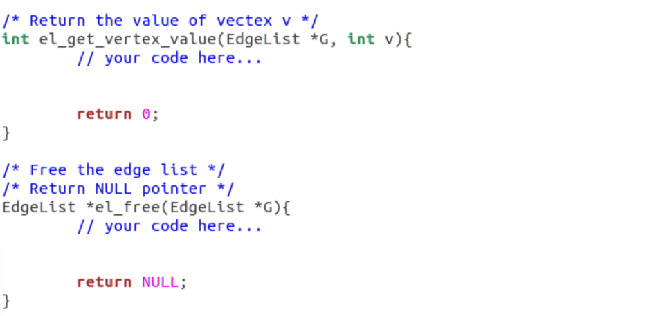 Solved You are going to implement the edge list for an | Chegg.com