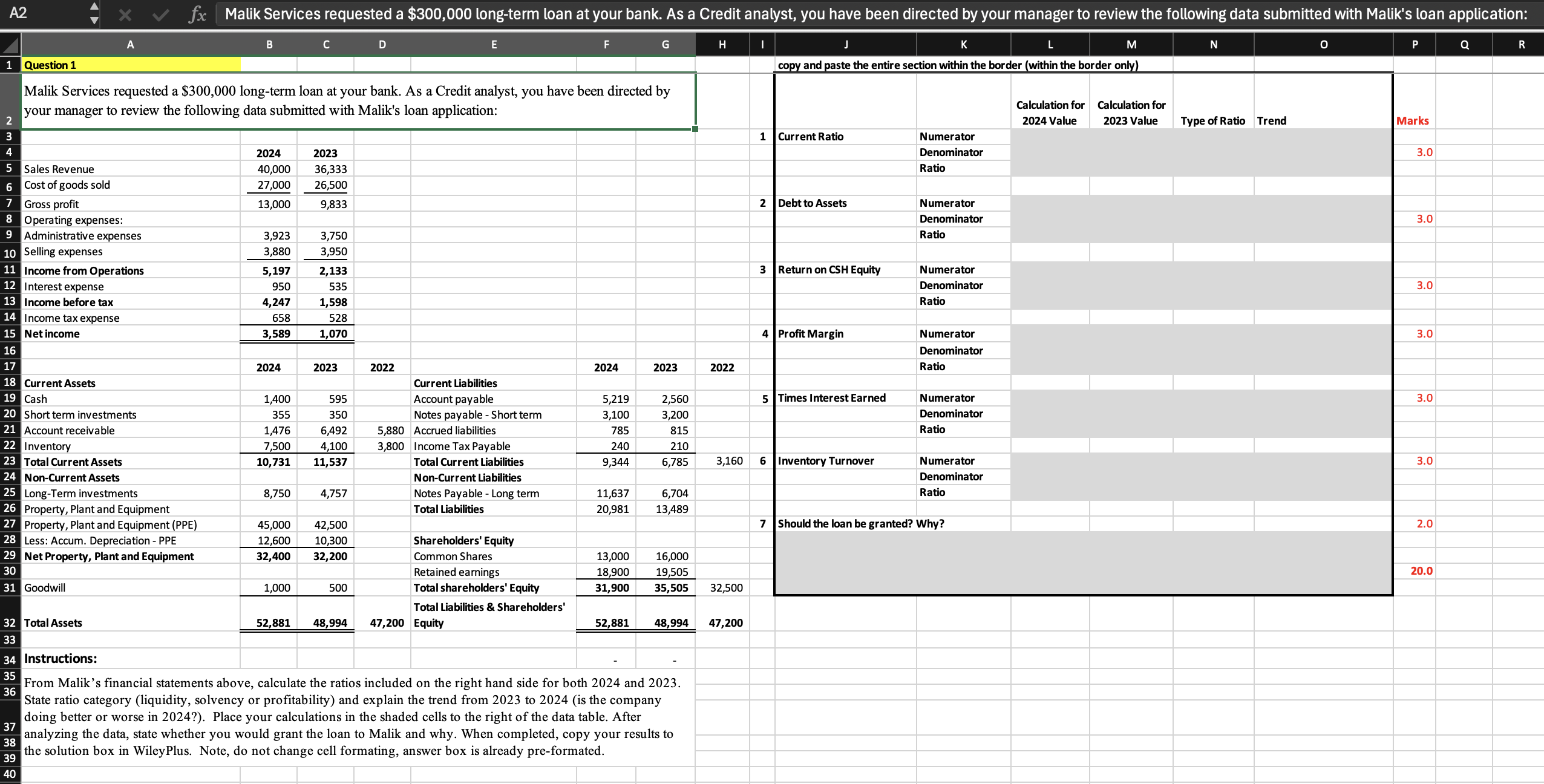 Solved Question 1 ﻿Malik Services requested a \( \$ | Chegg.com