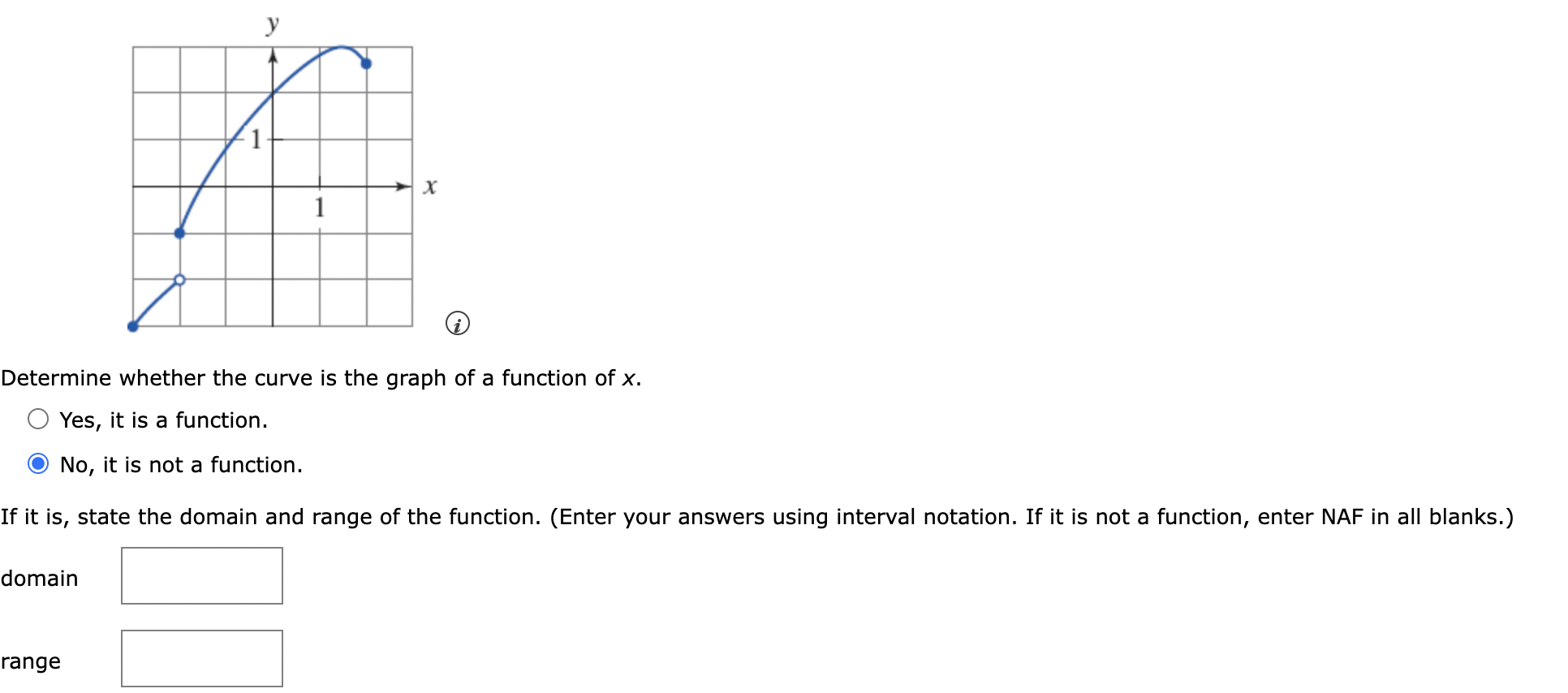 Solved Determine whether the curve is the graph of a | Chegg.com