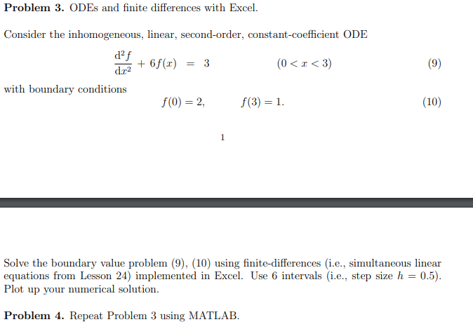 Solved dx2d2f+6f(x)=3(0 | Chegg.com