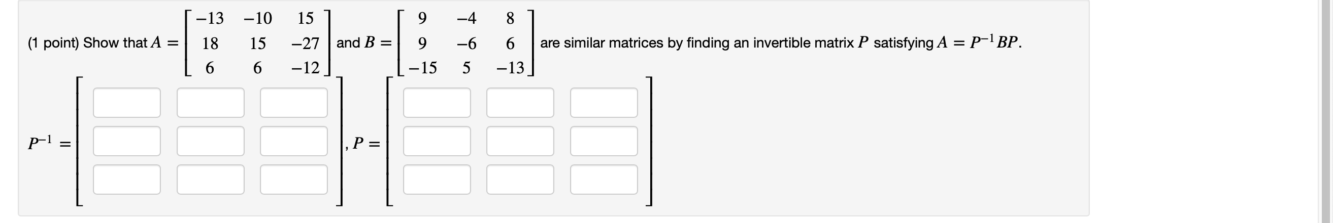Solved (1 point) Find the state vector X3 for the given | Chegg.com