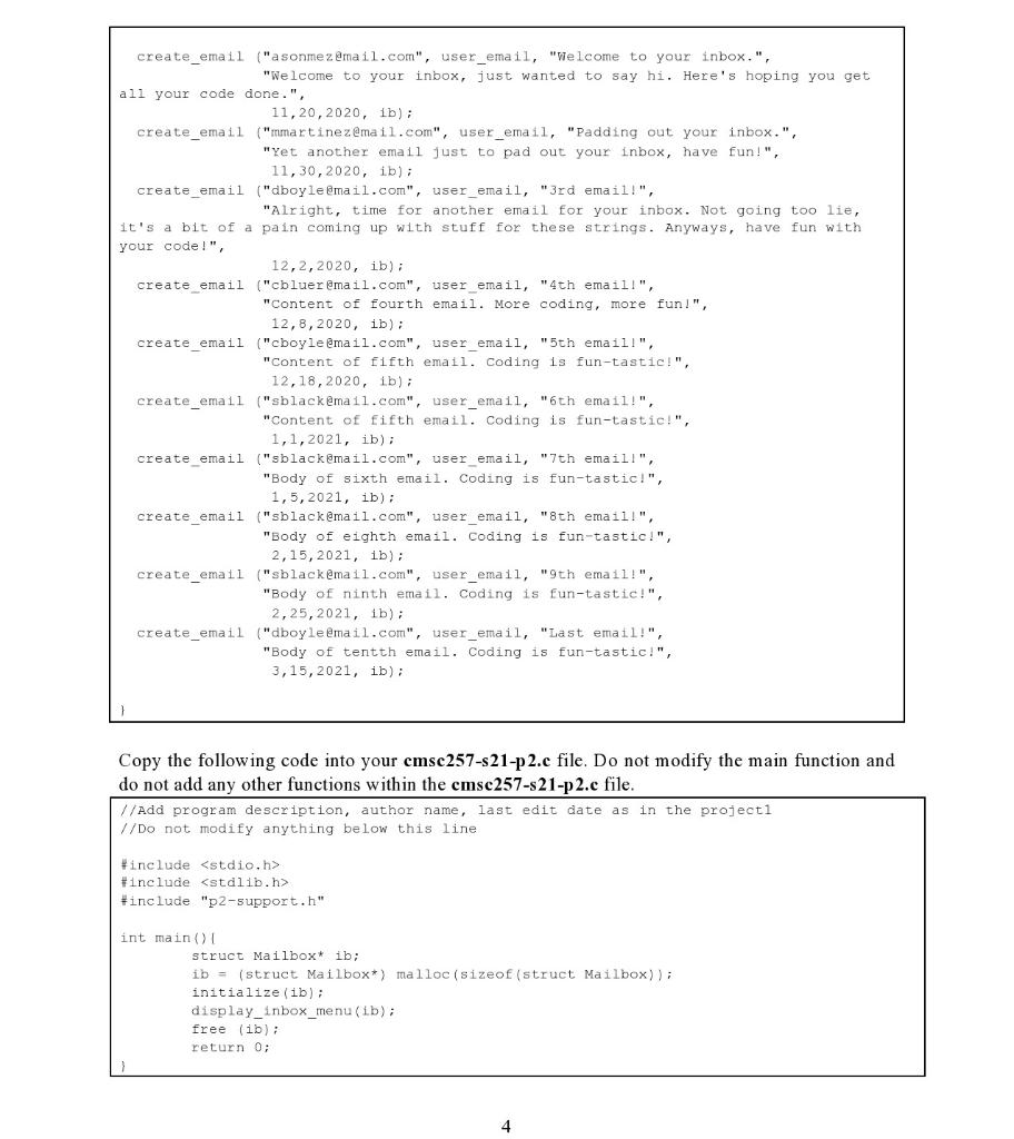 Solved CMSC257 - Computer Systems Project 2: C-Strings and | Chegg.com