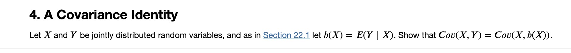 Solved A Covariance Identity | Chegg.com