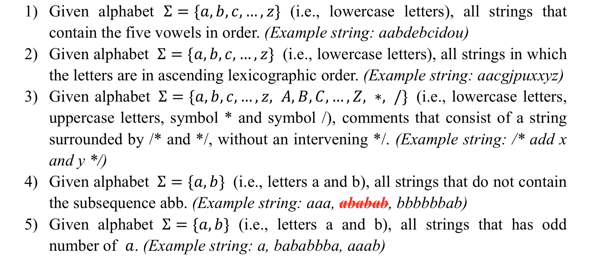 Solved Problem 4. (25 points) Draw finite automata (NFA or | Chegg.com