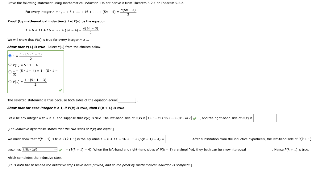 Solved Prove The Following Statement Using Mathematical