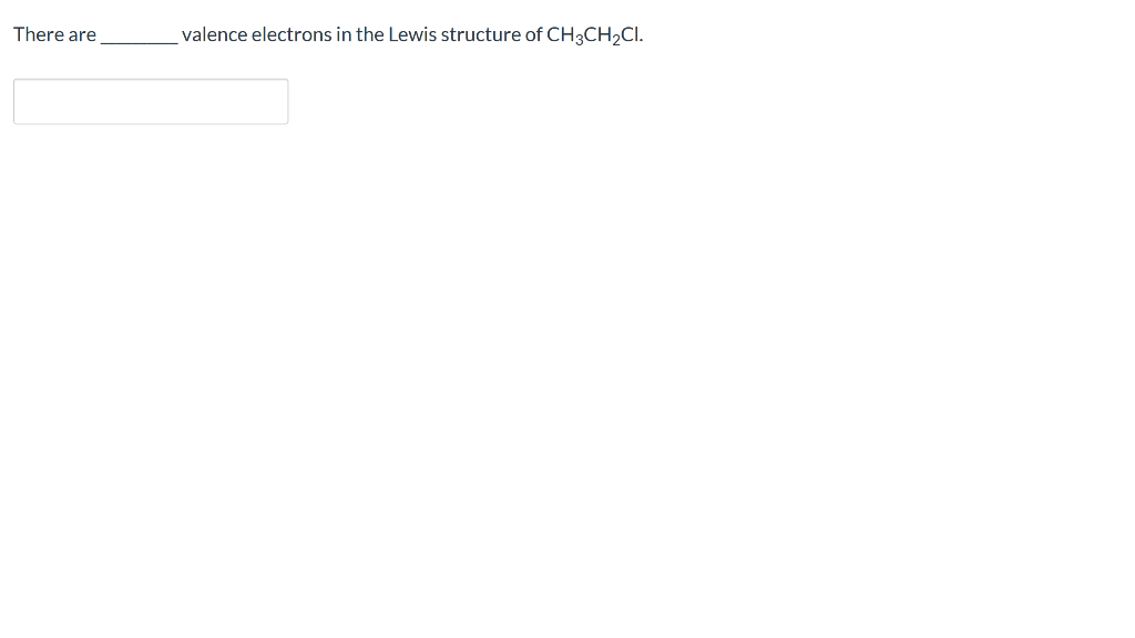 Solved There are valence electrons in the Lewis structure of | Chegg.com