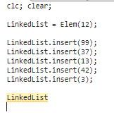 Solved (a) Load the script and the Linked List template from | Chegg.com