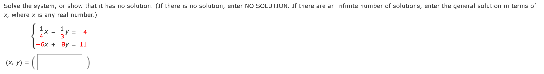 Solved xI where x is any real number.) | Chegg.com