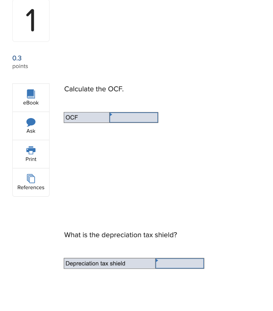 Solved P10-4 Calculating OCF [LO1] 1 Consider the following | Chegg.com