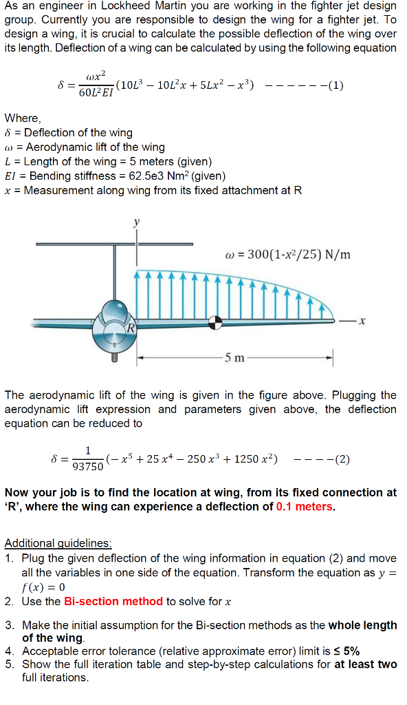 Solved As an engineer in Lockheed Martin you are working in | Chegg.com