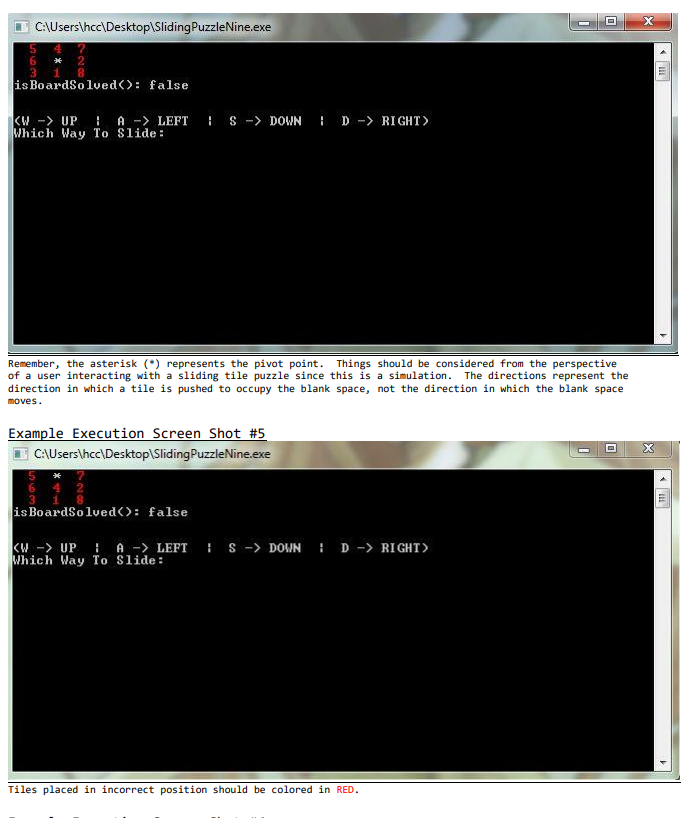 Solved C++ - Programming Assignment Imperative Sliding Tile | Chegg.com