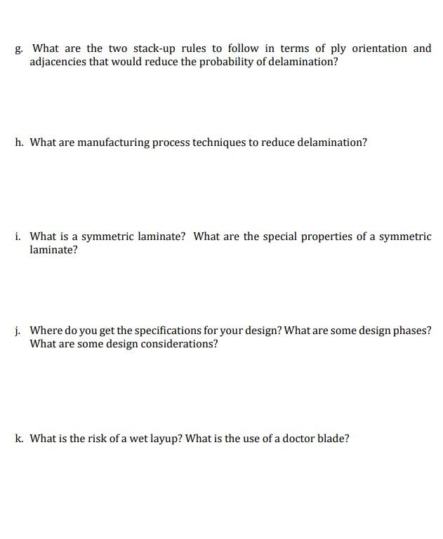 Solved g. What are the two stack-up rules to follow in terms | Chegg.com