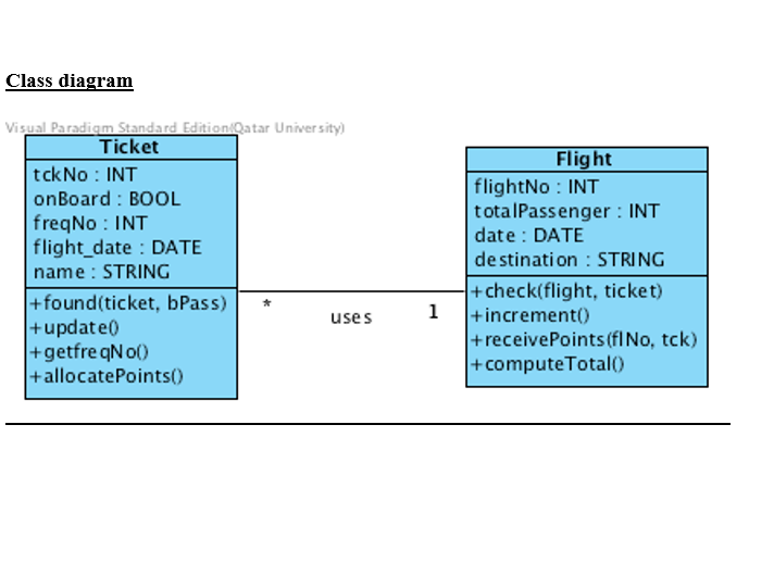 Solved Consider the following description of a ‘Passenger | Chegg.com