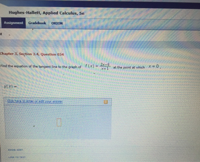 Solved Hughes-Hallett, Applied Calculus, Se Assignment | Chegg.com