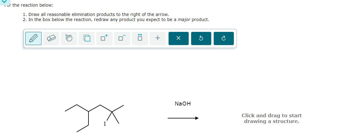 Solved For The Reaction Below Draw All Reasonable