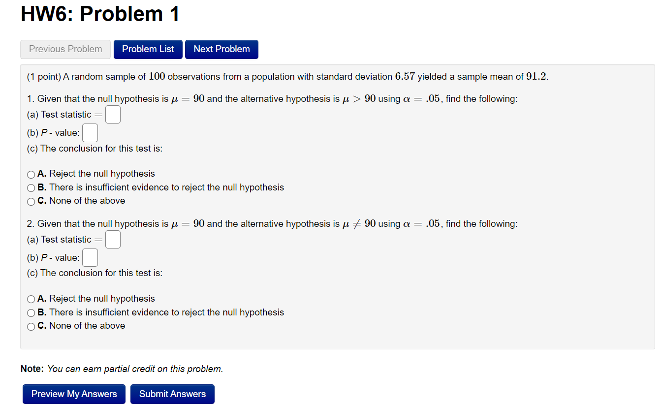 Solved HW6: Problem 1 Previous Problem Problem List Next | Chegg.com