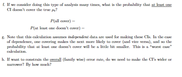 Solved Multiple Testing, Simultaneous Confidence Intervals | Chegg.com Solved Multiple Testing, Simultaneous Confidence Intervals | Chegg.com