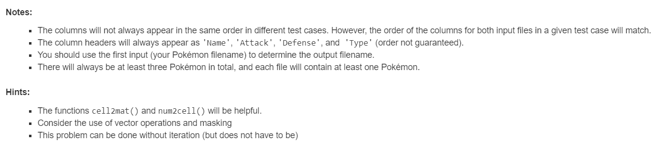 Function Name: rocketRumble Inputs: 1. (char) | Chegg.com