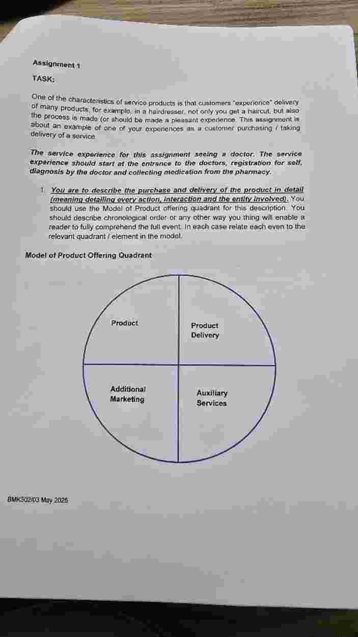Solved Assignment 1 ﻿TASK: One of the charectenstirs of | Chegg.com