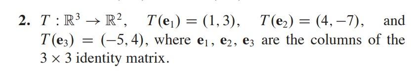 Solved In Exercises 1-10, assume that T is a linear | Chegg.com