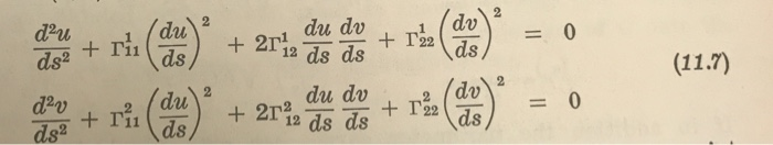 Solved 11.40. Find the geodesics on the plane by solving | Chegg.com
