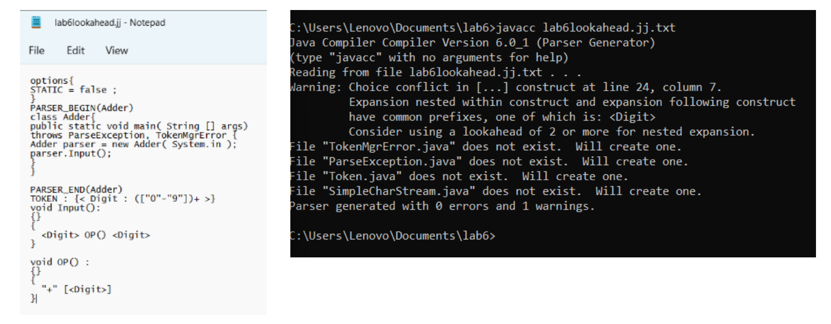 Building compilers subject, Help me solve this | Chegg.com