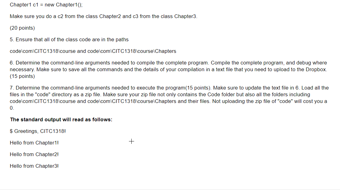 Solved Assignment Compiling and Interpreting Packaged | Chegg.com