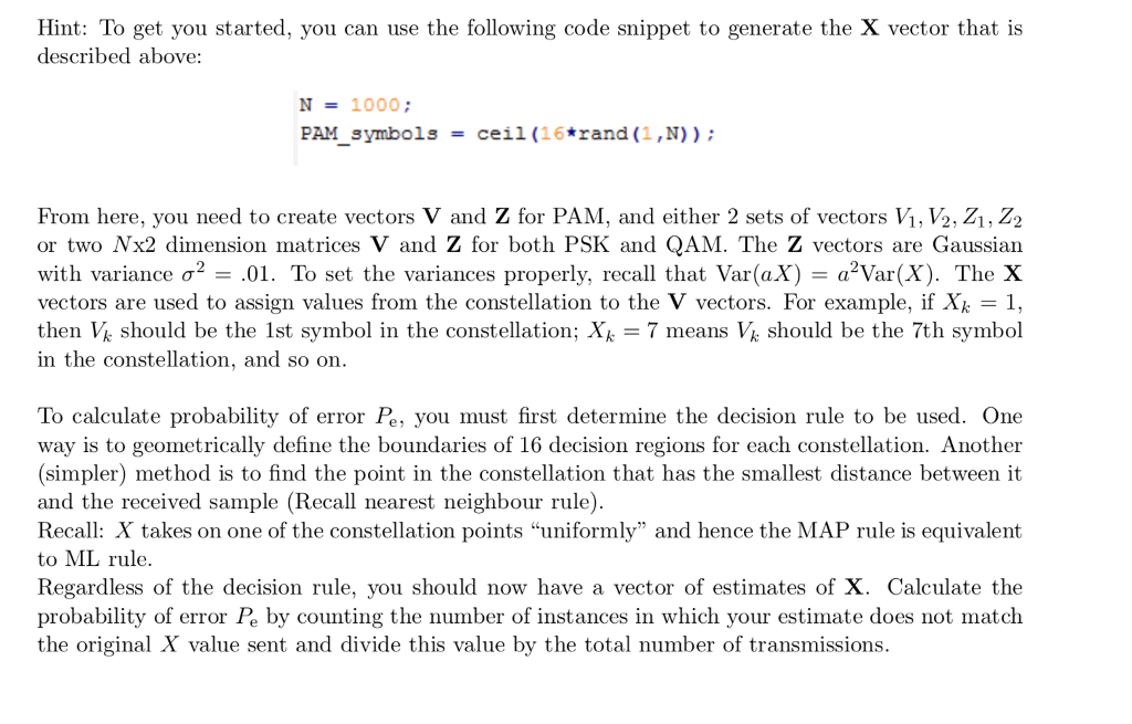 16-PAM constellation 0.5 CN 0.5 -2 0.5 0.5 1.5 V. | Chegg.com
