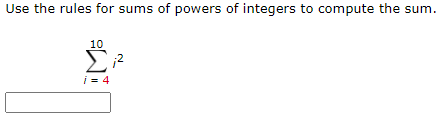 Solved Use the rules for sums of powers of integers to | Chegg.com