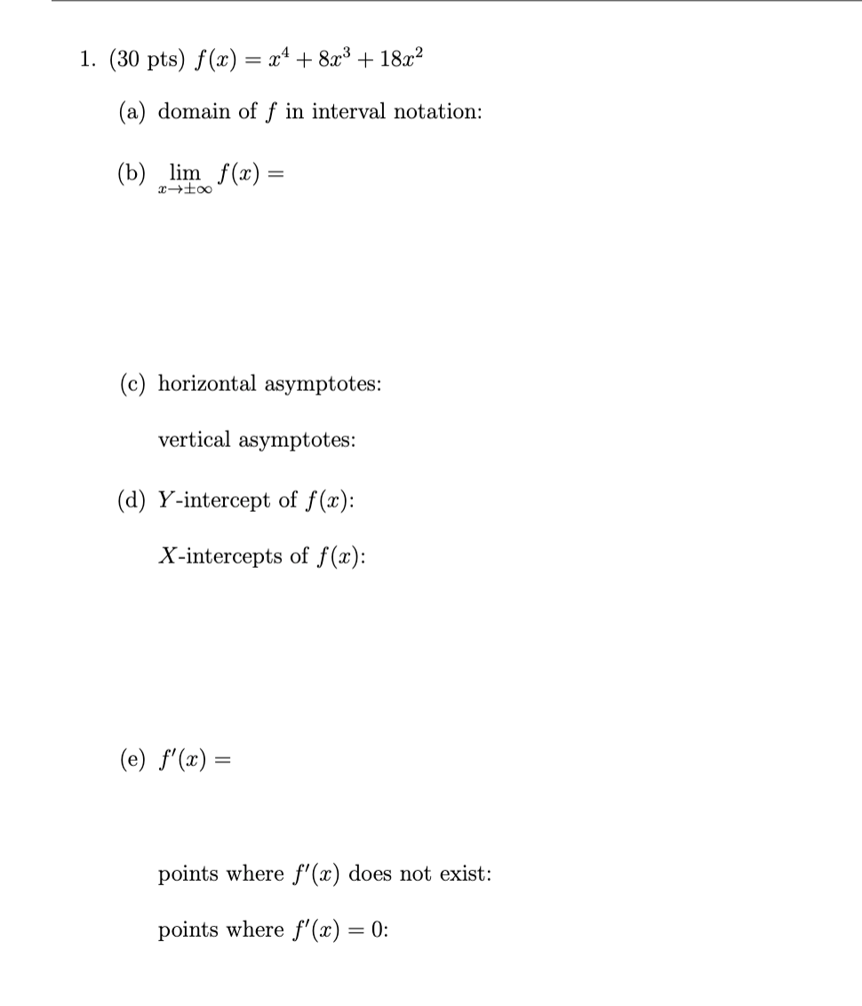 Solved sign chart for f'(): intervals on which f(x) is | Chegg.com
