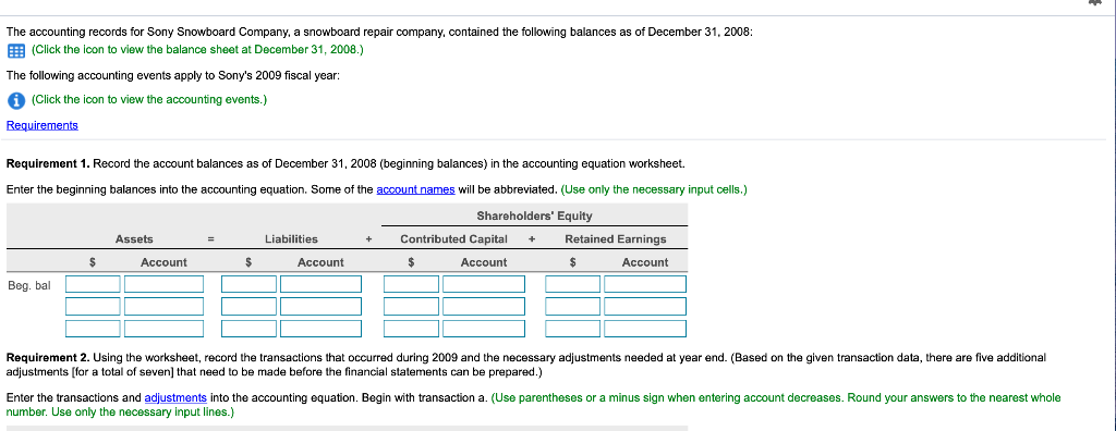 Solved Record adjustments and prepare financial statements. | Chegg.com