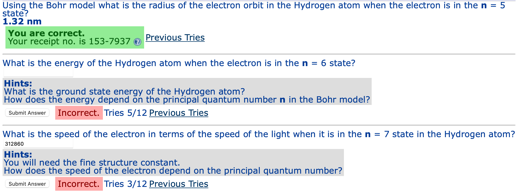 Solved Using the Bohr model what is the radius of the | Chegg.com
