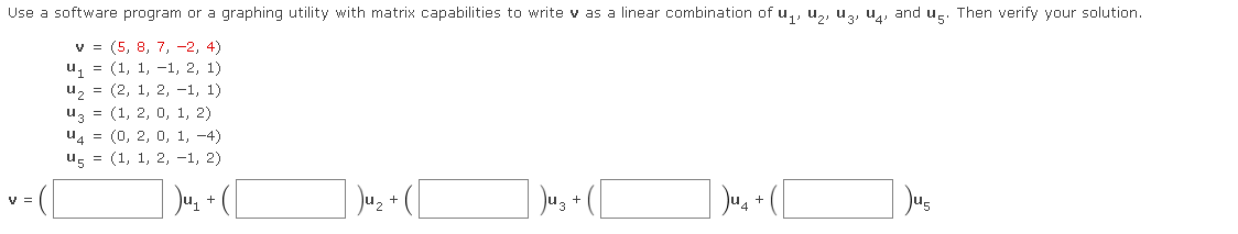 Solved Use a software program or a graphing utility with | Chegg.com