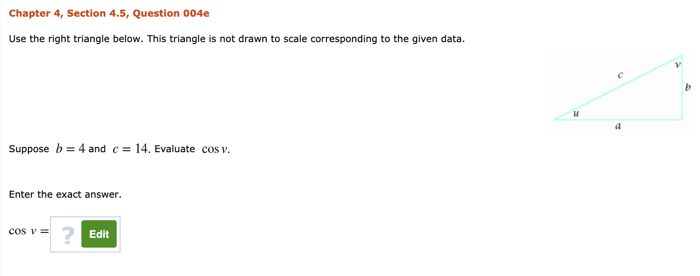 Solved Chapter 4, Section 4.5, Question 0040 Use the right | Chegg.com