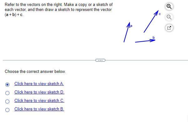 Solved Refer to the vectors on the right. Make a copy or a | Chegg.com