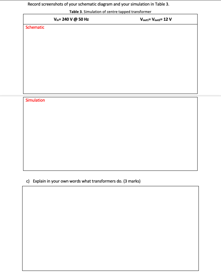 Solved = 2. Simulation of transformers (15 marks) In this | Chegg.com